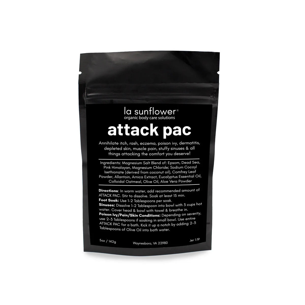 Attack Pac Body & Foot Soak..Your Secret Weapon Against Poison Ivy, Ra ...